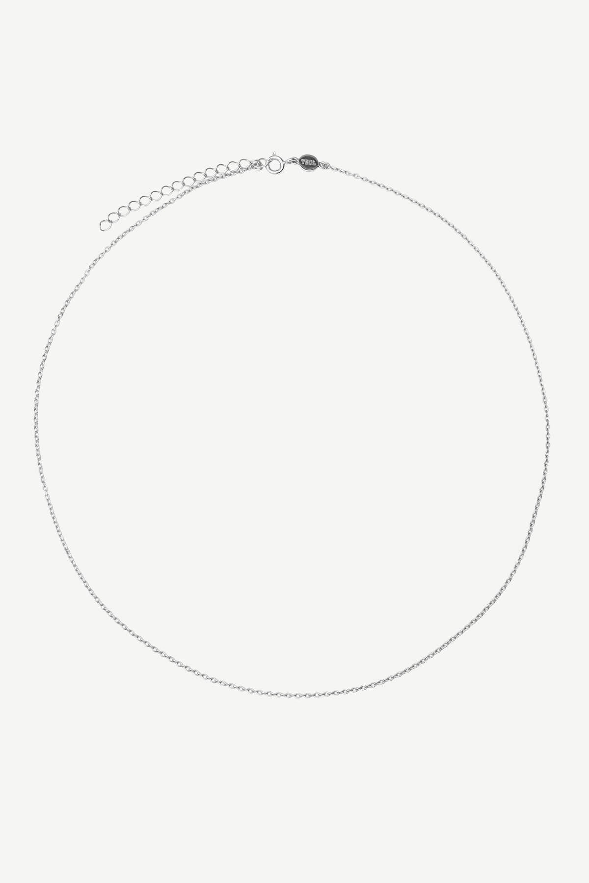 Minimal Base Chain 40 cm Necklace - Silver – The Spice of Life